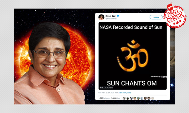 Did NASA Record 'Om' From The Sun? | BOOM