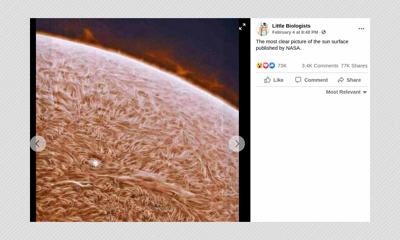 Sun Surface Nasa