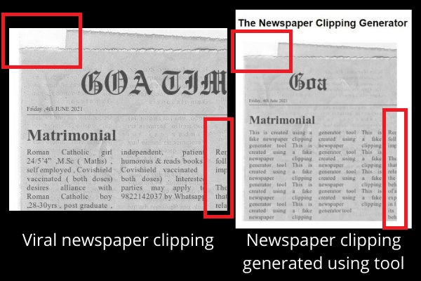 Newspaper Clipping Generator