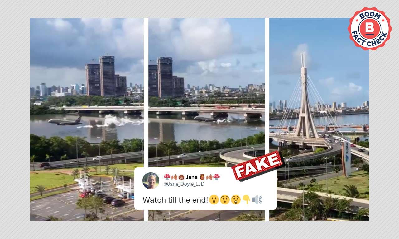 CGI Video Of Aircraft Flying Out From Under A Bridge Viral As Real ...