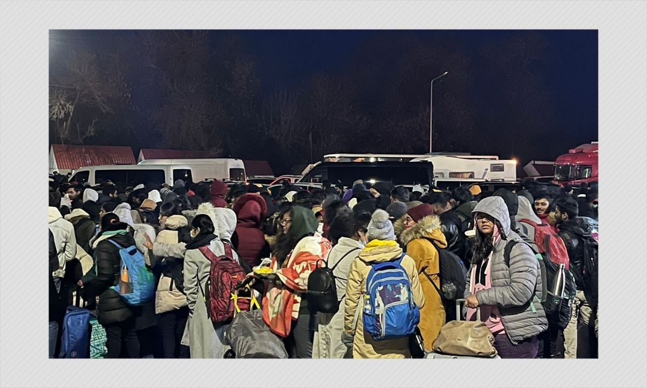 At Ukraine Borders, Indian Students Await Govt Help In Sub-Zero Temp