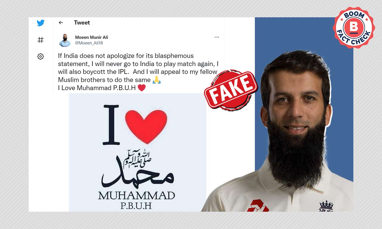 No, Cricketer Moeen Ali Did Not Say He Would Boycott IPL Over Nupur ...
