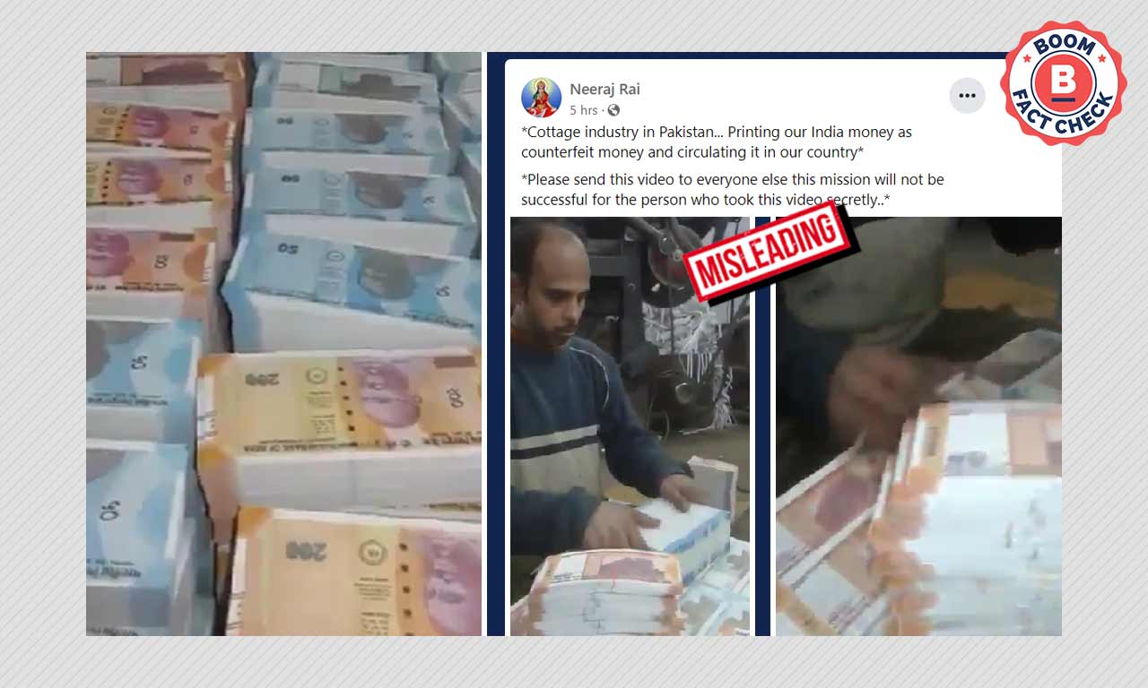 Video Showing Printing Of Fake ₹50 And ₹200 Notes Revived | BOOM
