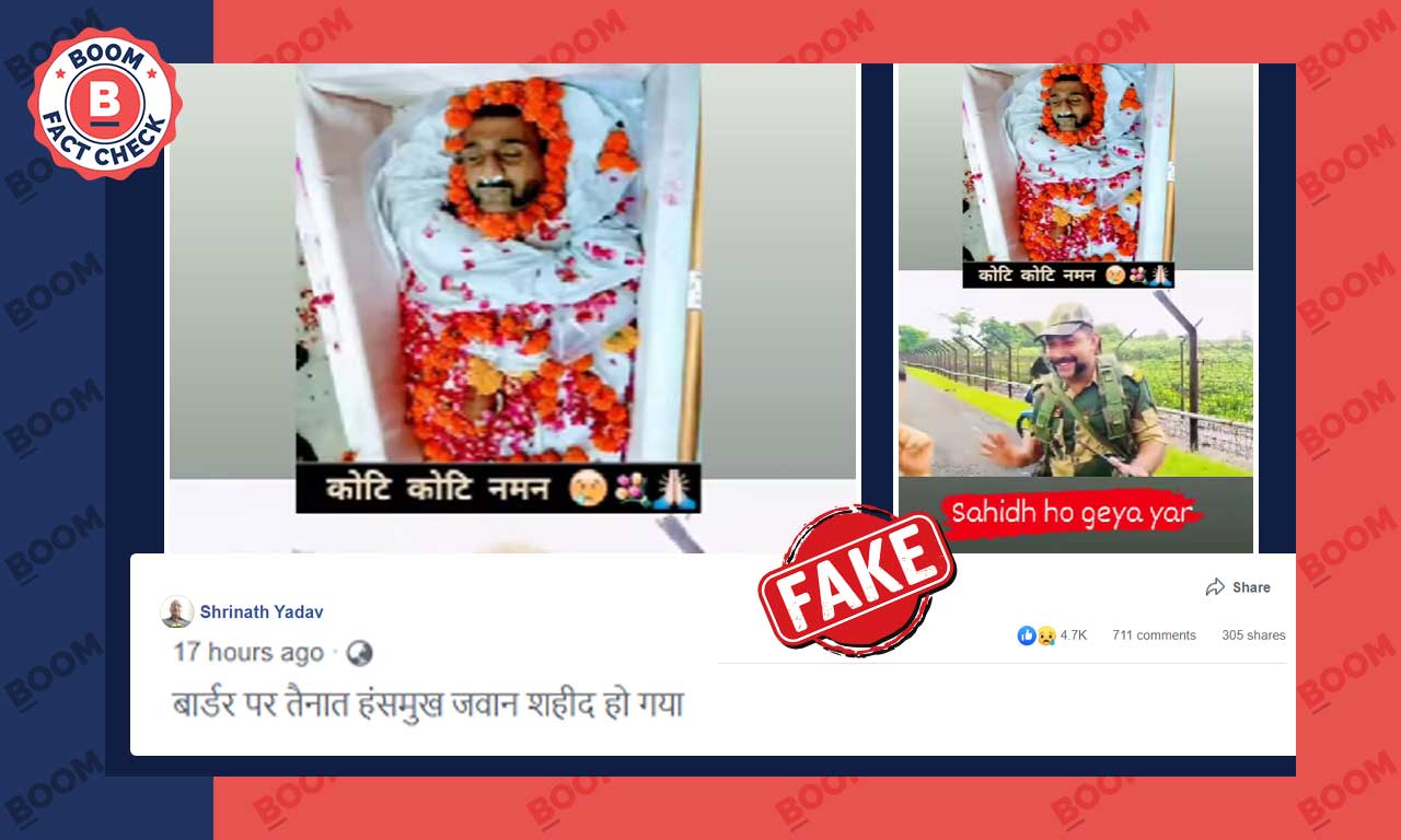 Photo Of Slain Soldier Misidentified As BSF Jawan Seen In Viral Video ...