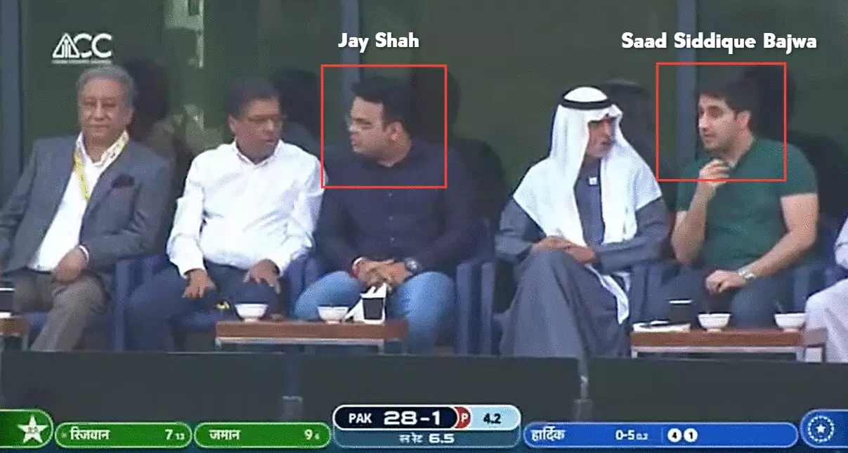 Unrelated Photo Viral As Jay Shah Posing With Pakistan Army Chief's Son ...