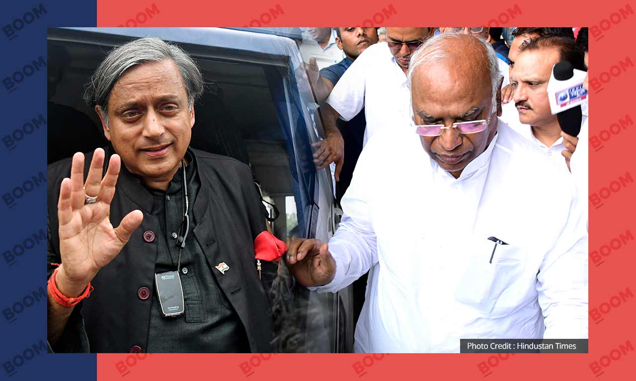It's Tharoor Vs Kharge For Congress Top Post: All You You Need To Know | BOOM