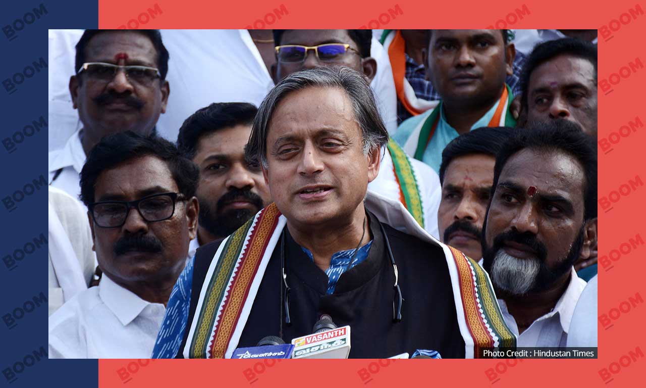 'Difference In Treatment': Shashi Tharoor Ahead Of Congress President Polls