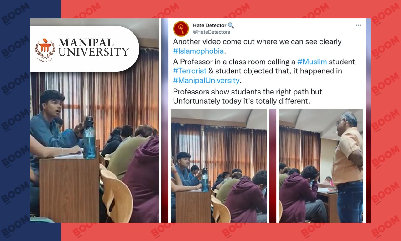 Manipal University Professor Calls Muslim Student Terrorist Kasab ...