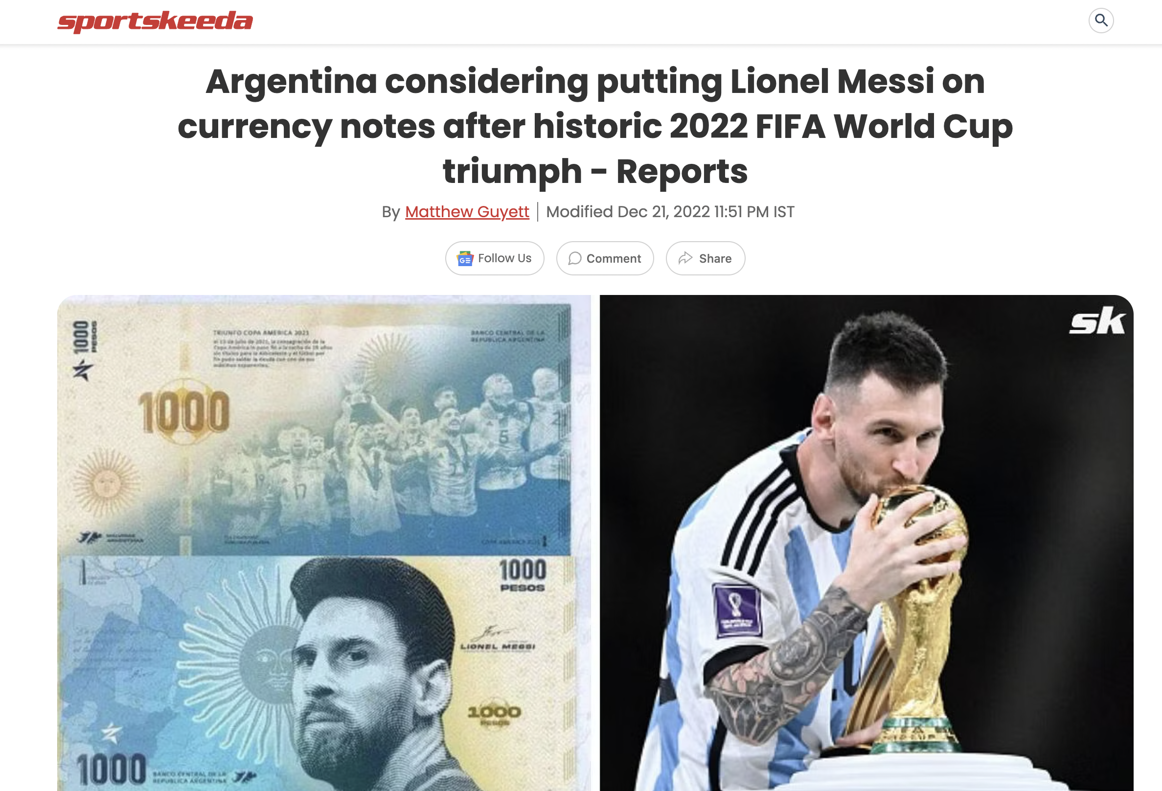 Argentina Currency 2022