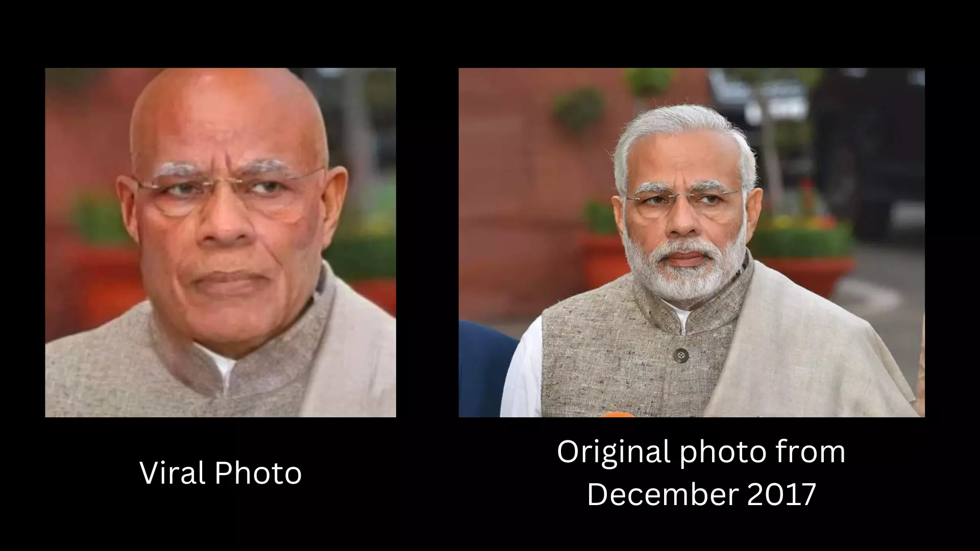 Photo Of PM Modi With Shaved Head Following Mother's Demise Is Morphed ...