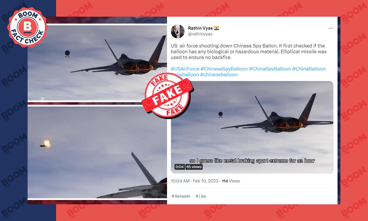 Simulation Peddled As Real Video Of US Jets Shooting Suspected Spy ...