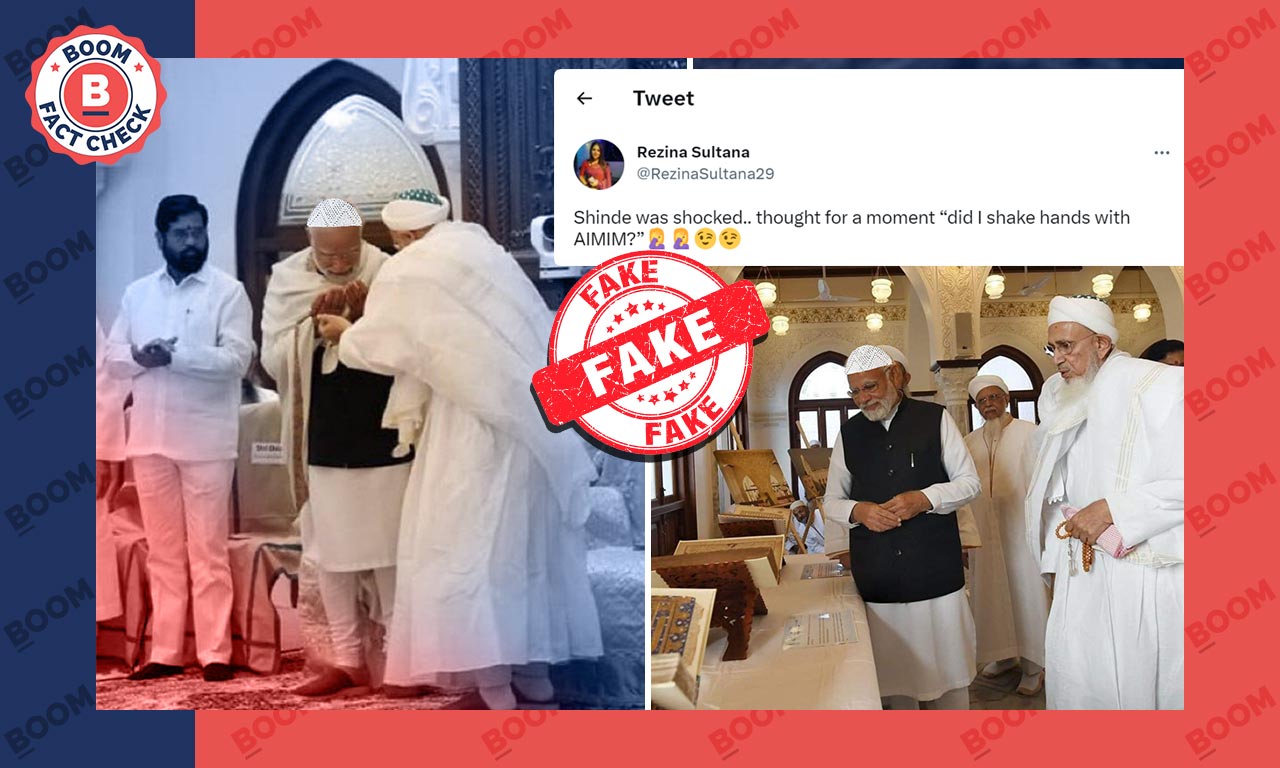 Morphed Images Peddled As PM Modi Wearing Islamic Skull Cap | BOOM