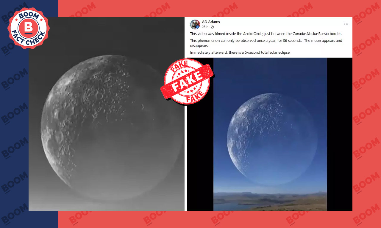 Digital Creation Revived As Real Footage Of Moon Eclipsing The Sun | BOOM