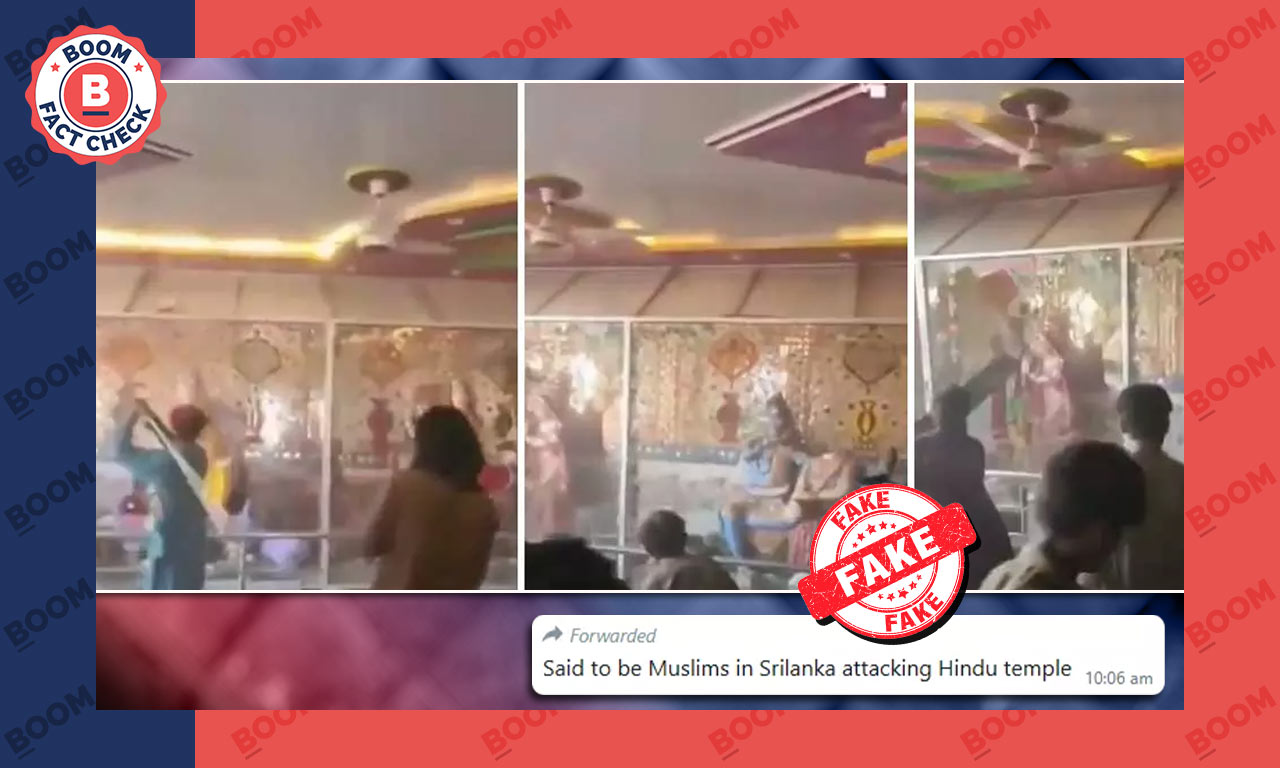 Video From Pakistan Shared As Muslims Vandalising Temple In Sri Lanka ...