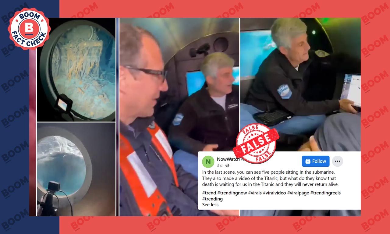 Old Video Peddled As Final Moments Of Passengers On OceanGate Titan | BOOM