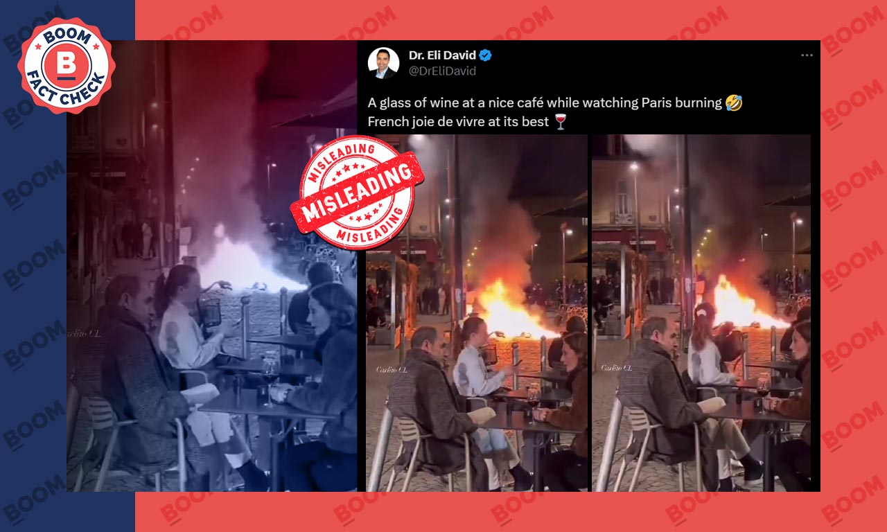 French Unrest: Video Of People Sipping Wine During Protest Is Old | BOOM