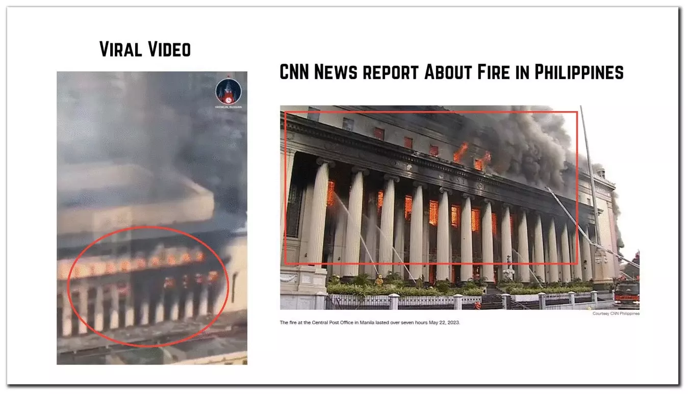 Video From Philippines Falsely Shared As Rioters Burning Library In ...