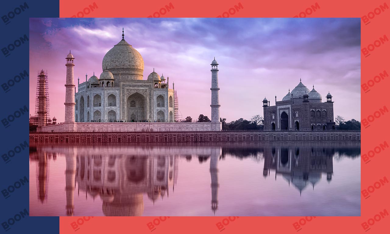 Yamuna Water Reaches The Walls Of Taj Mahal For The First Time In 45 Years