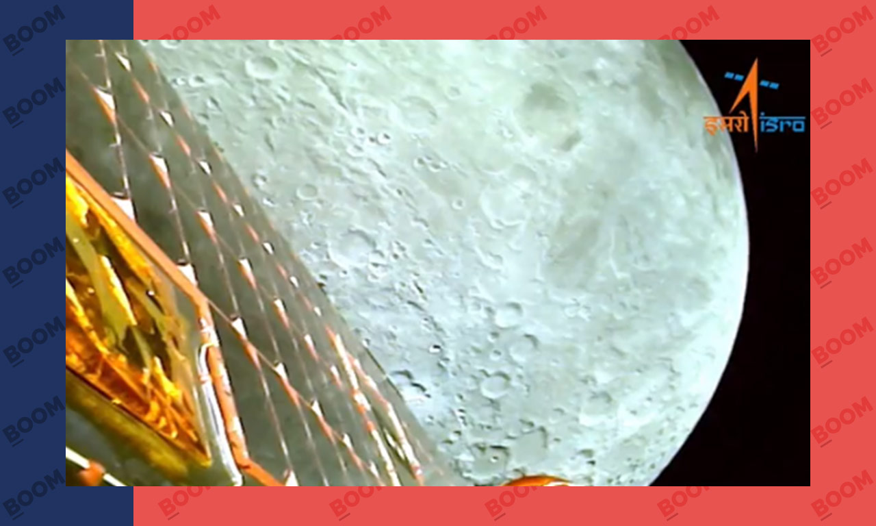 ISRO Shares First Visuals Of The Moon As Chandrayaan-3 Enters The Lunar Orbit