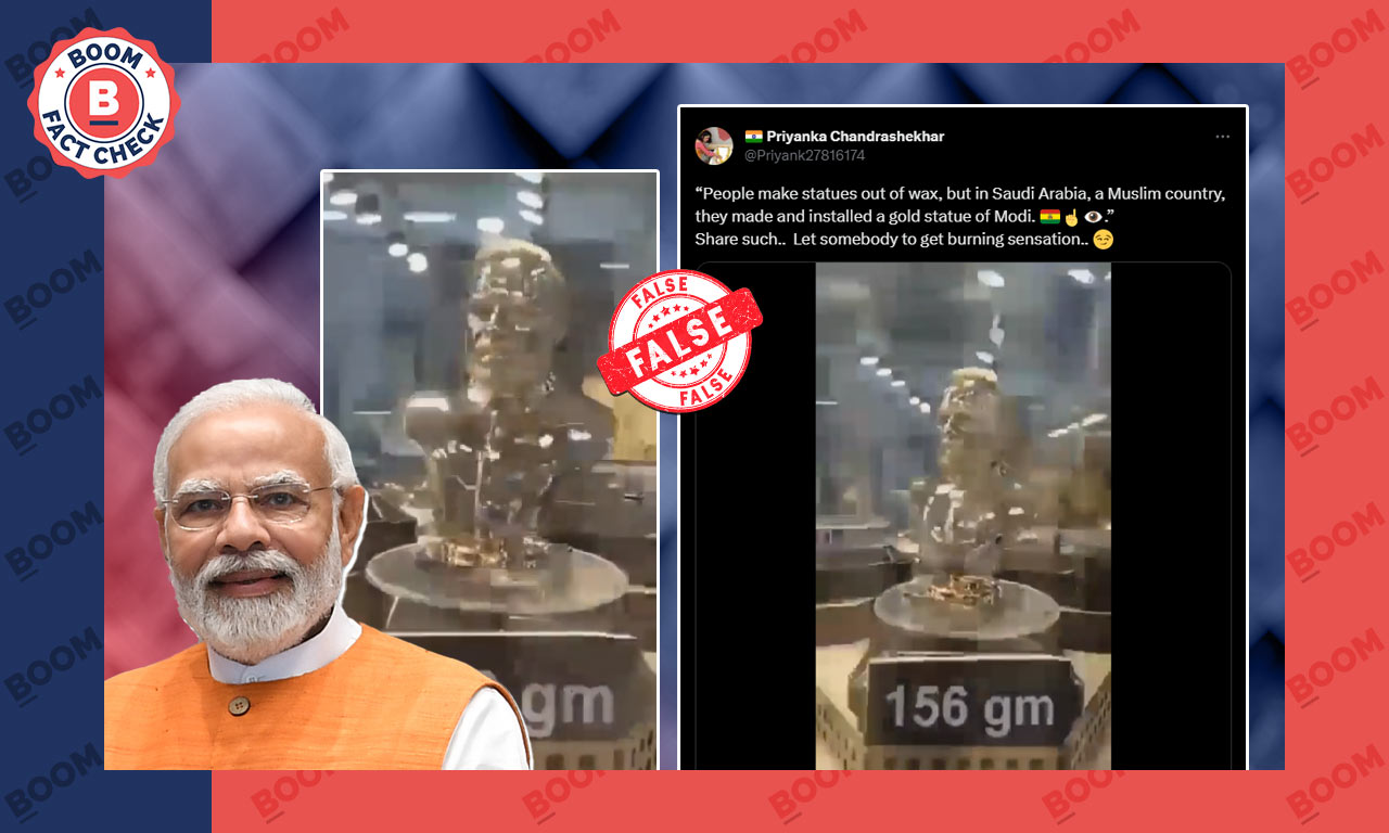 Video Of PM Modi's Gold Bust Made By Gujarat Jeweller Viral As Saudi ...