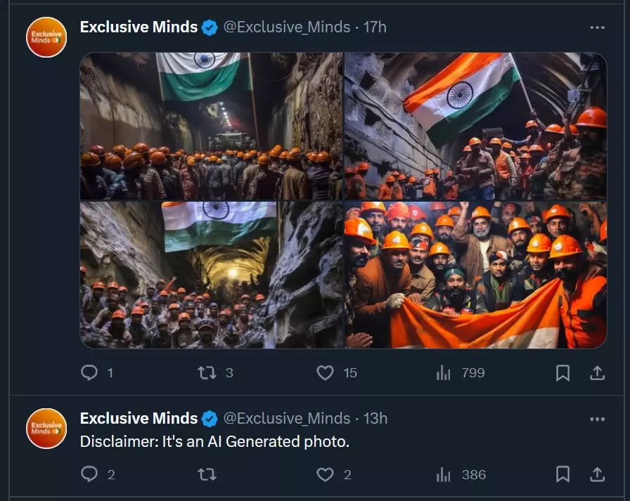 Fact Check: News Outlets Run AI-Generated Photo To Show Uttarakhand ...