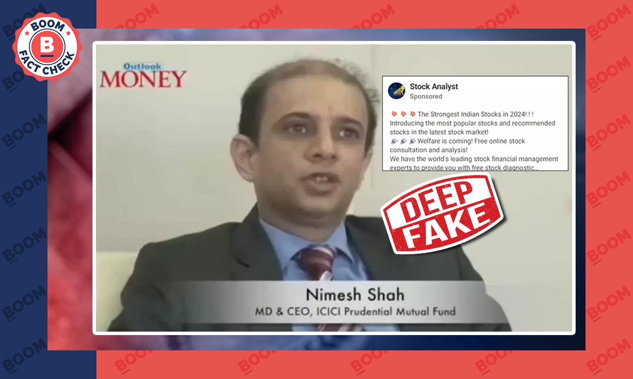 Deepfake Ads Of ICICI Pru's Nimesh Shah Surface On Facebook | BOOM