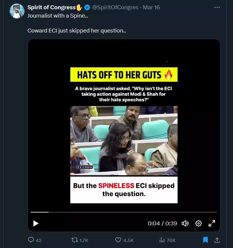 Did The Chief Election Commissioner Dodge A Question On PM Modi? A ...