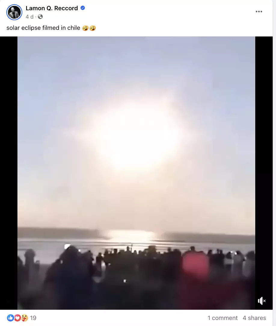 Fact Check: 2019 Video Falsely Shared As Recent Solar Eclipse In North ...