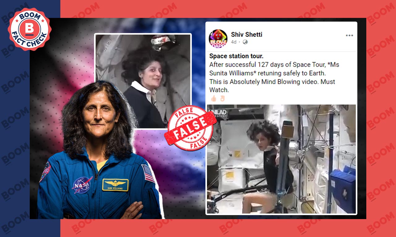 Sunita Williams Returning From Space? Old Video Viral With False Claims | BOOM