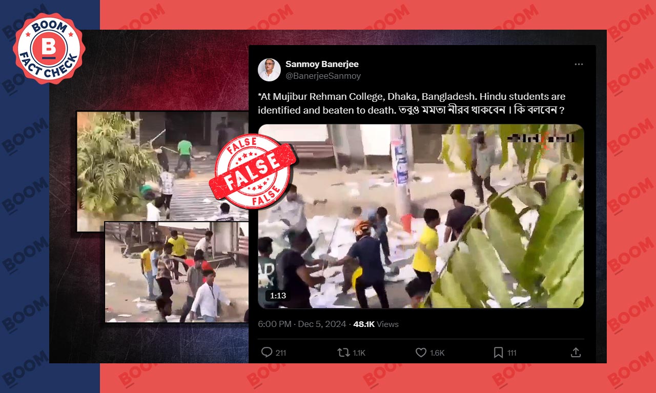 Video Of Student Groups Clashing In Bangladesh Peddled With False ...